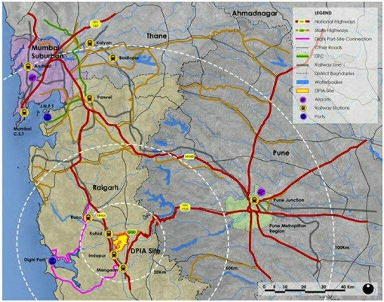 Dighi Port Industrial Area, Maharashtra - National Industrial Corridor